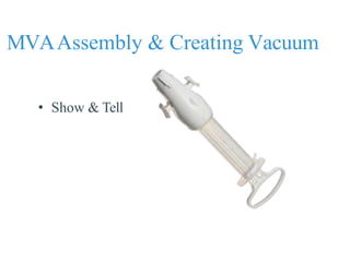 Manual Vacuum Aspiration (MVA) for Uterine Aspiration.pptx