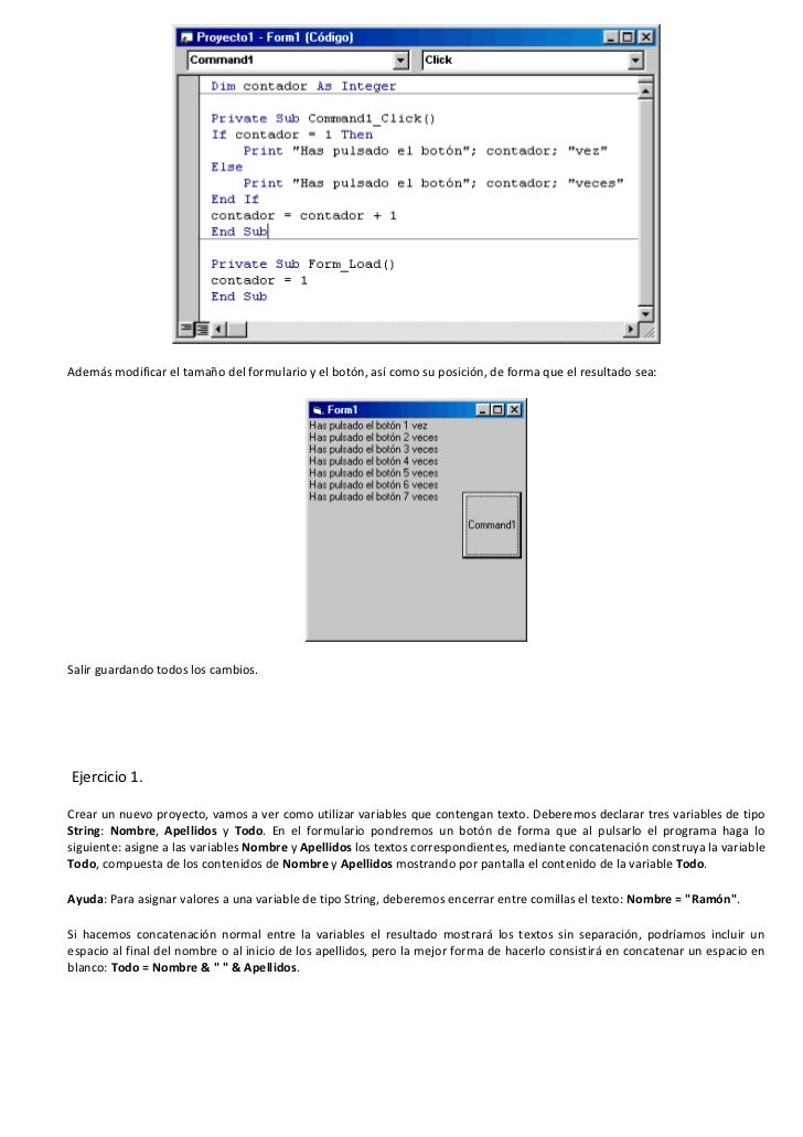 Manual visual basic 6.0 Manual visual basic 6.0