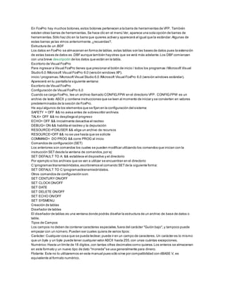 Manual visual fox pro | DOCX