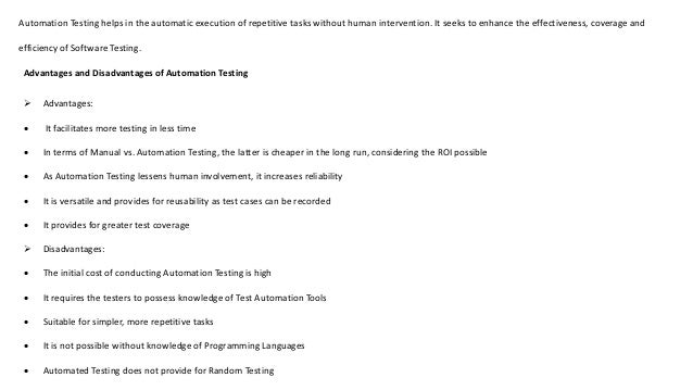 Manual vs. Automation Testing Things to Know | PPTX