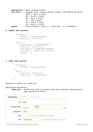 Web Service E-Klaim INA-CBG | PDF