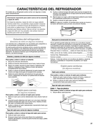 Manual Whirlpool Refrigerator.pdf, Modelo Didactico | PDF