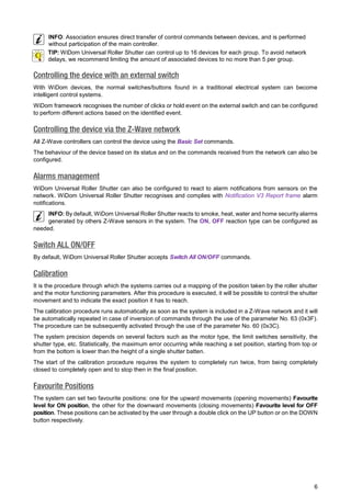 Manual widom universal roller shutter en | PDF