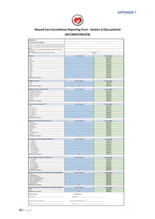 Wound Care Surveillance Manual, 2nd Edition 2016 | PDF