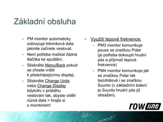 Manual k PM3 & PM4 monitoru - Concept2 | PPT