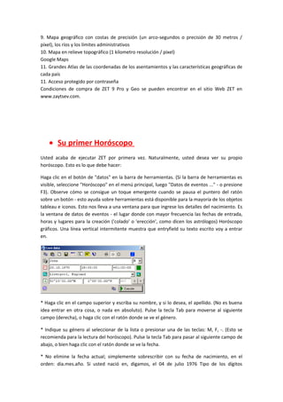 Manual zet 9 geo 1 | DOC