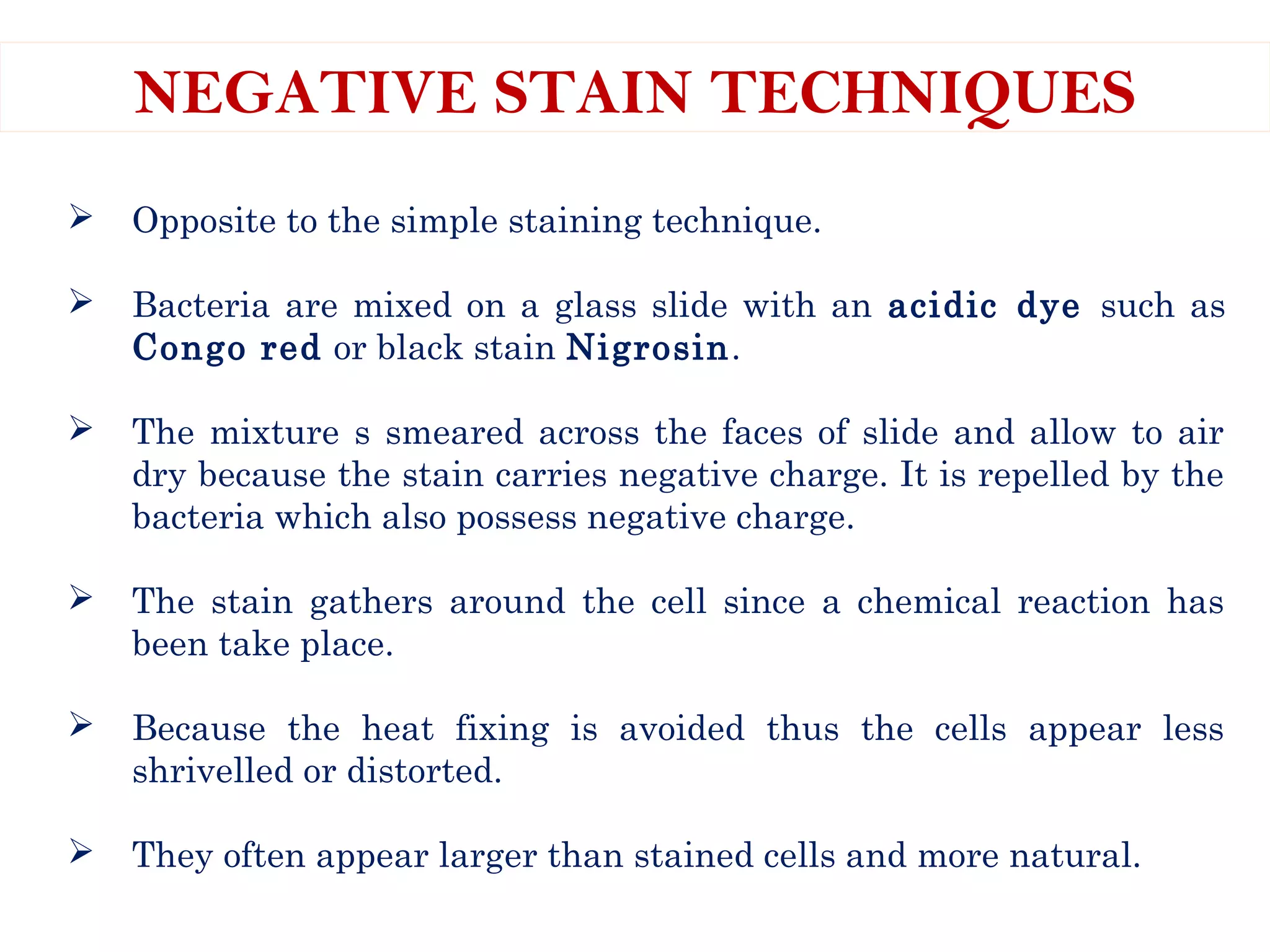 STAINING TECHNIQUES IN MICROBIOLOGY & CELL BIOLOGY | PPT