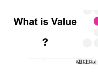 Agile Gurugram 2022 - Manu Chopra | Driving Business Value Proposition ...