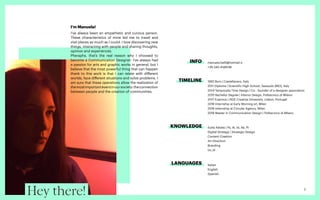 Manuela Belli | project portfolio | PPT