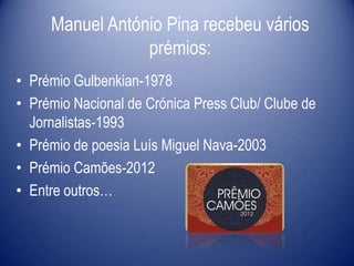 Manuel antónio pina | PPSX