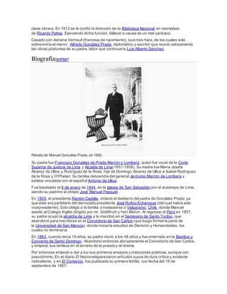 Manuel gonzález prada | DOCX