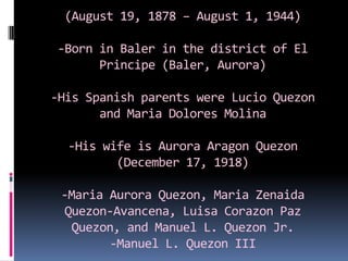 Manuel l. quezon | PPTX