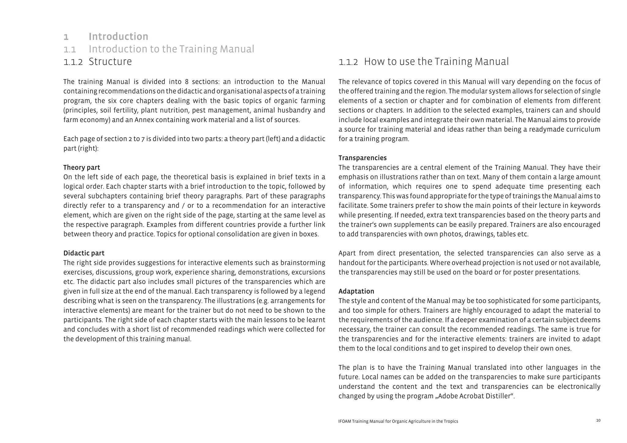 Manuel organic farming tropics ifoam | PDF