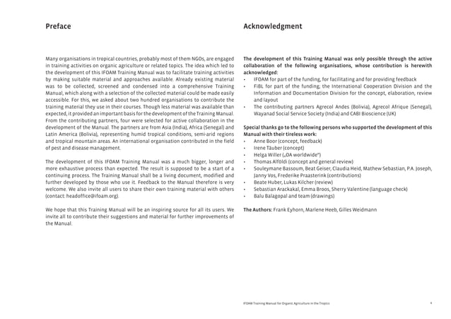 Manuel organic farming tropics ifoam | PDF