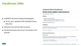 Event-Driven Architecture the Cloud-Native Way - Manuel Ottlik, HDI Global SE | PPT