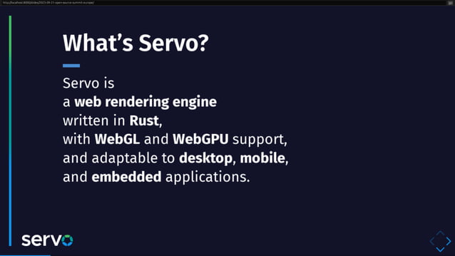Servo Web Rendering Engine Reboot | PDF
