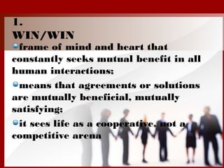 HUMAN RELATIONS- Principles of Interpersonal Leadership (A Group Report ...