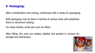 Condensed milk | PPTX