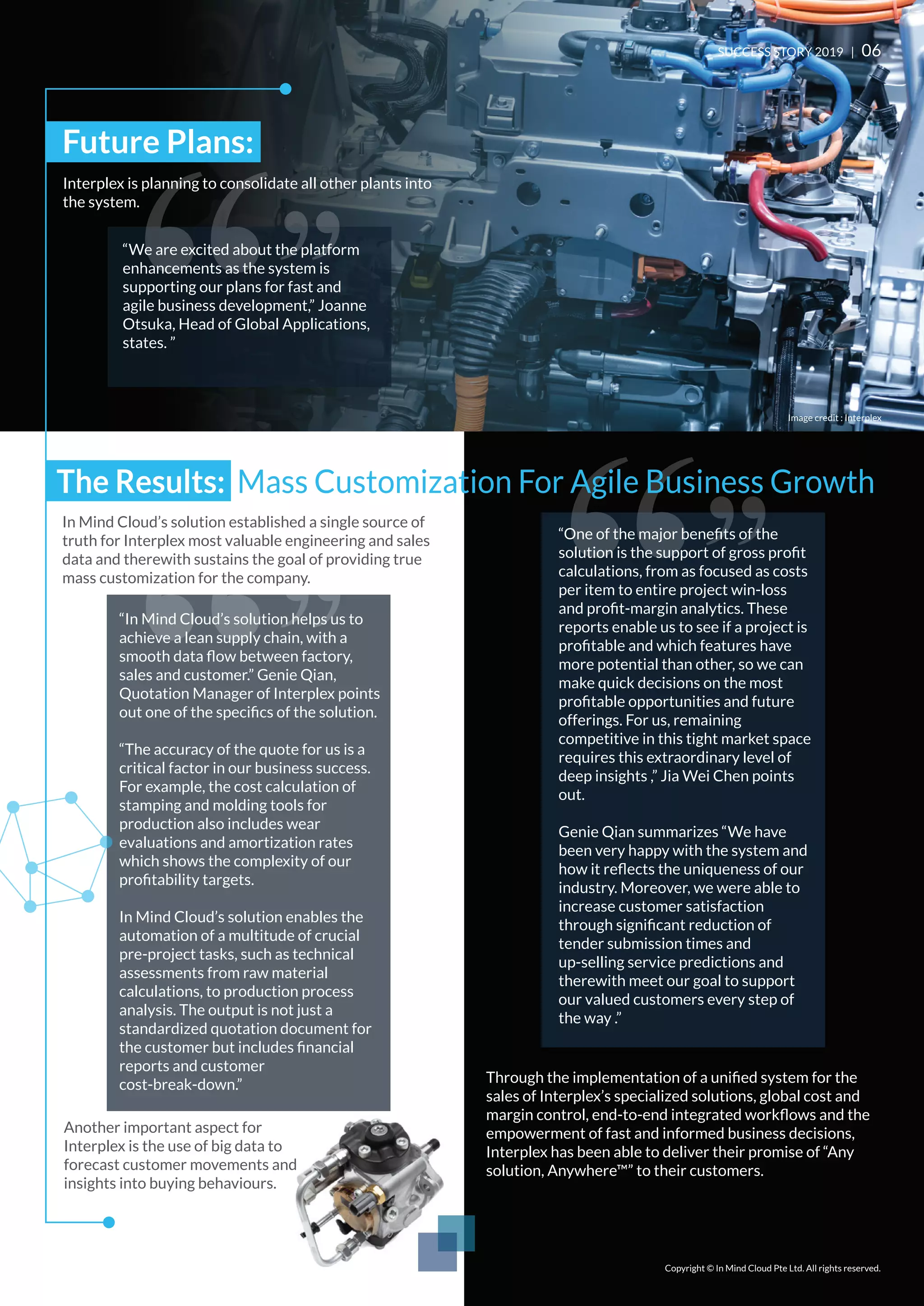 Manufacturing x - Success Story 2019 - Interplex | PDF