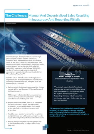 Manufacturing x - Success Story 2019 - Interplex | PDF