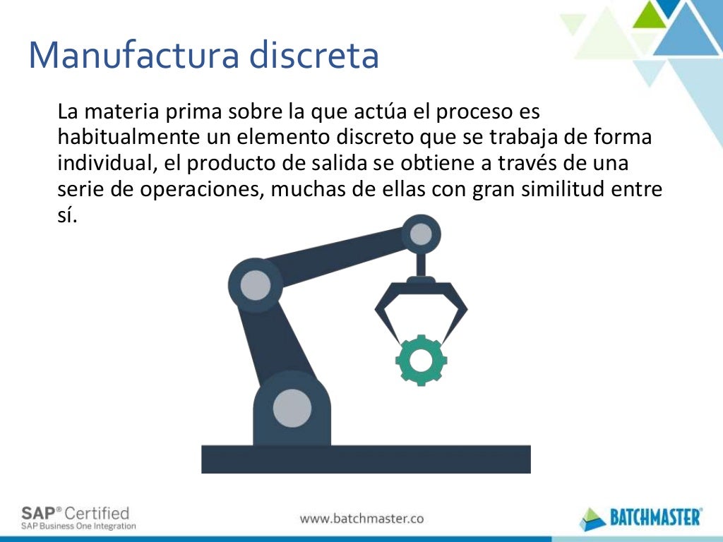 Manufactura discreta