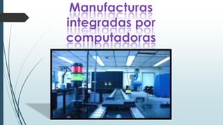 Manufacturas integradas por computadoras anyani zuniga a. | PPTX