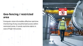 AI video anaytics software for manufacturing to monitor the security ...