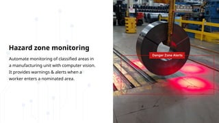 AI video anaytics software for manufacturing to monitor the security ...