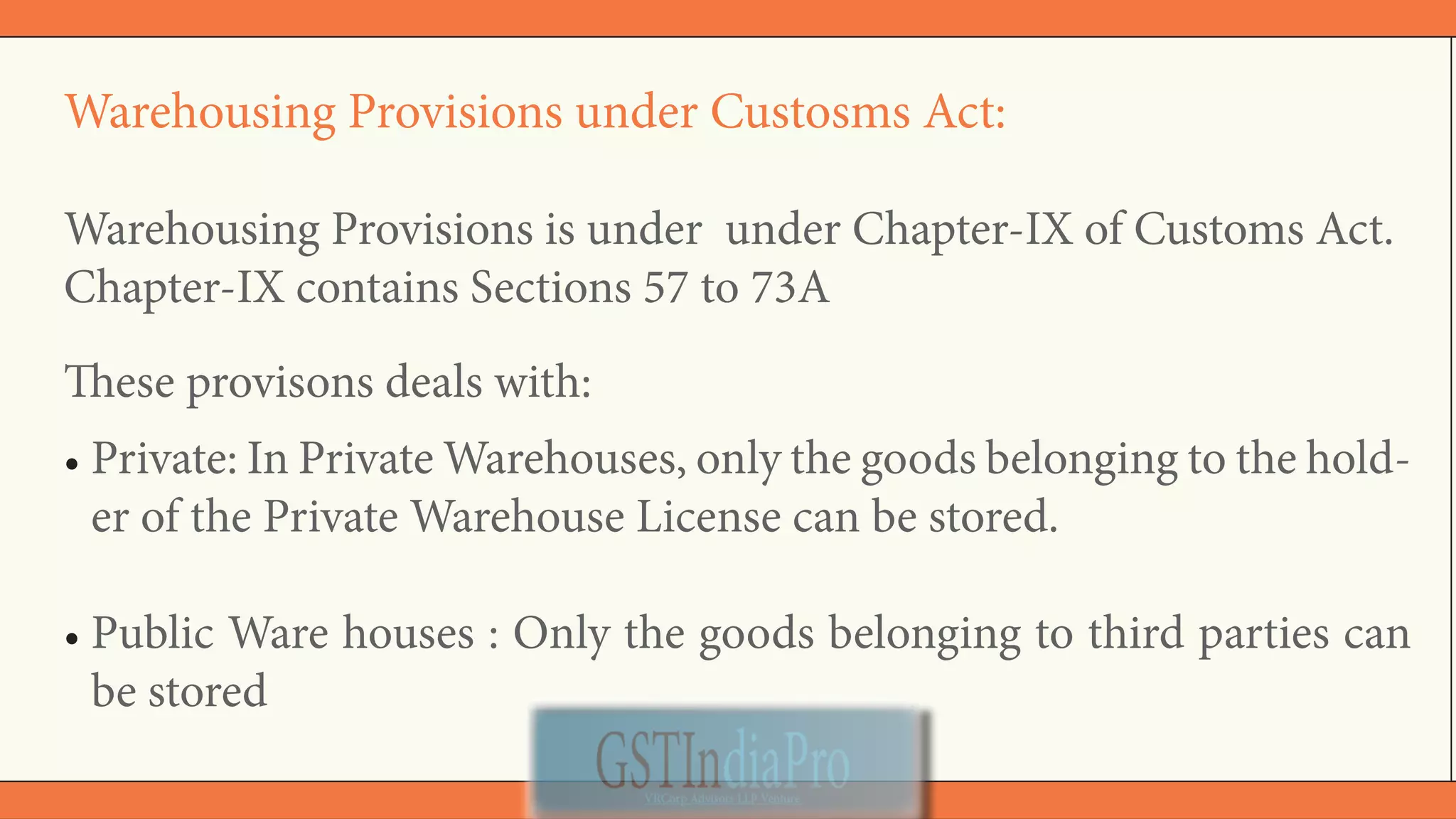 Manufacture and other operations in warehouse regulations 2019(moowr ...