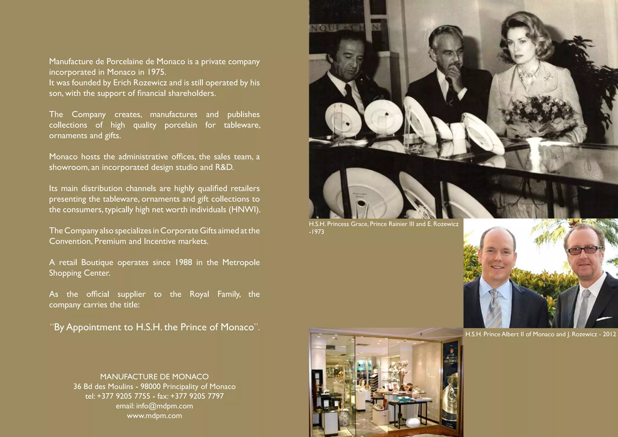 Manufacture de Monaco Company Profile | PPT