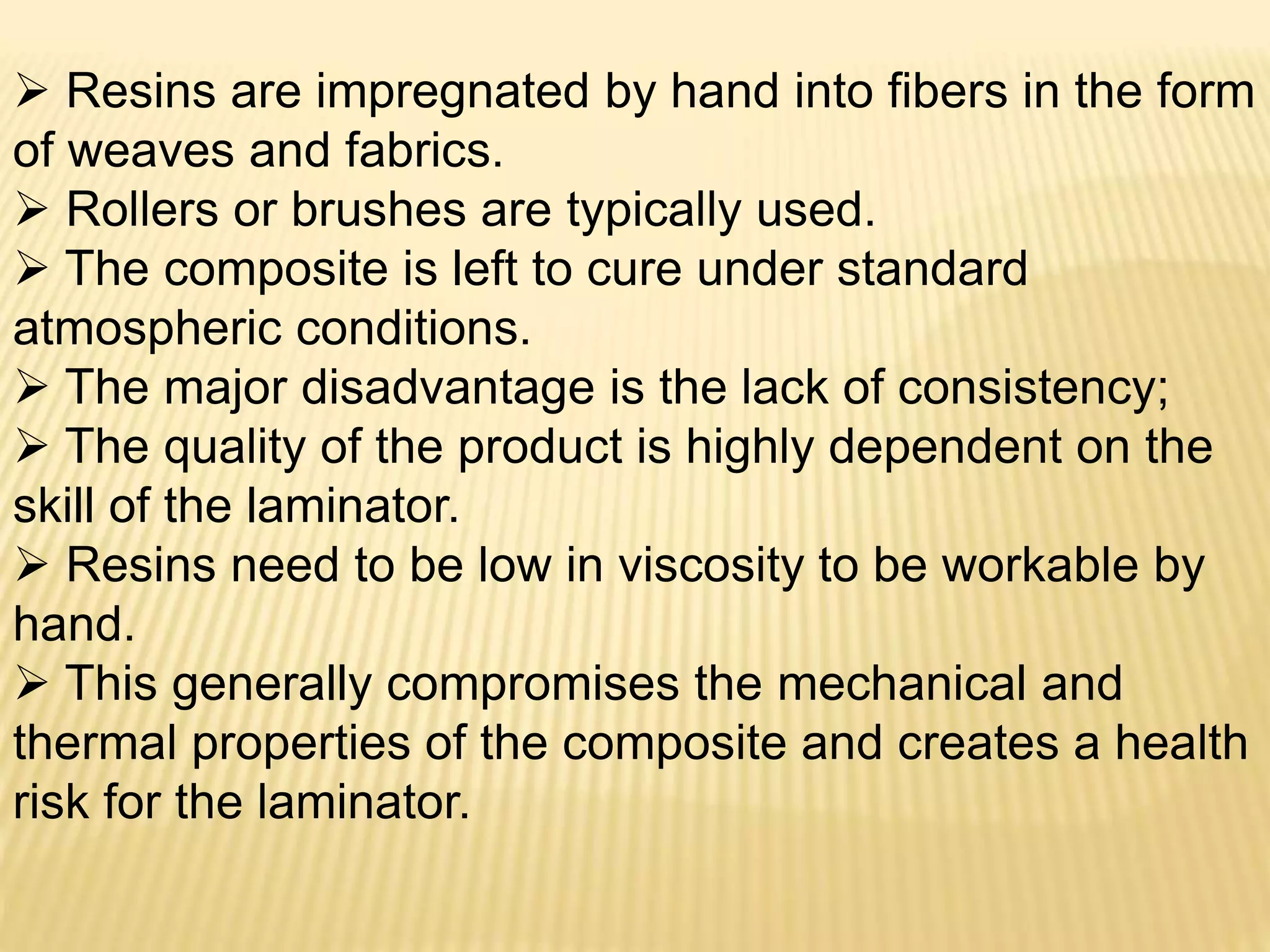 Manufacture of composites | PPTX