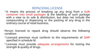 Regulatory Guidelines for Drug Manufacturing Under the Drugs and ...