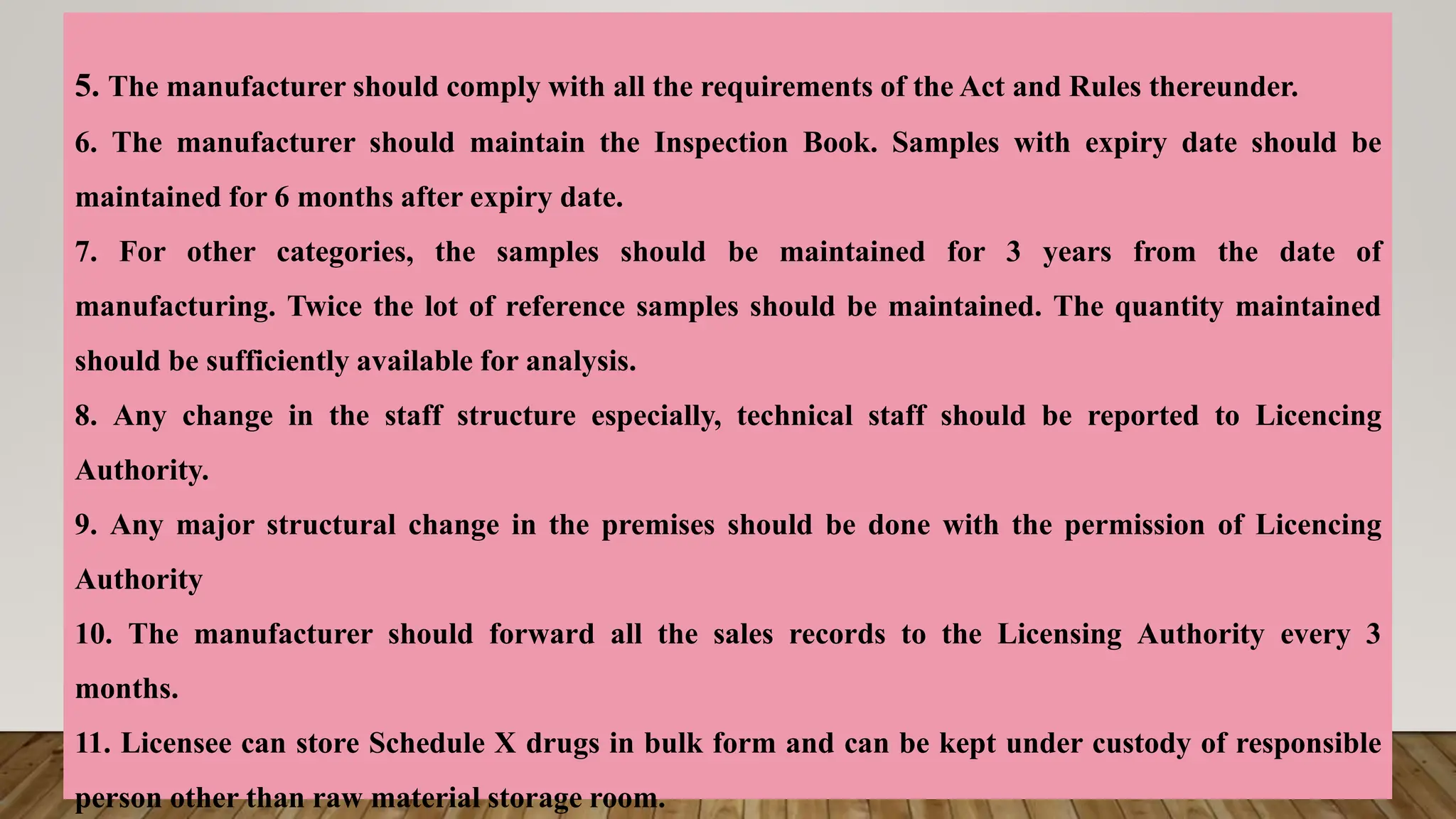 manufacture of drugs - License. Drugs and cosmetic act 1940 and rules ...