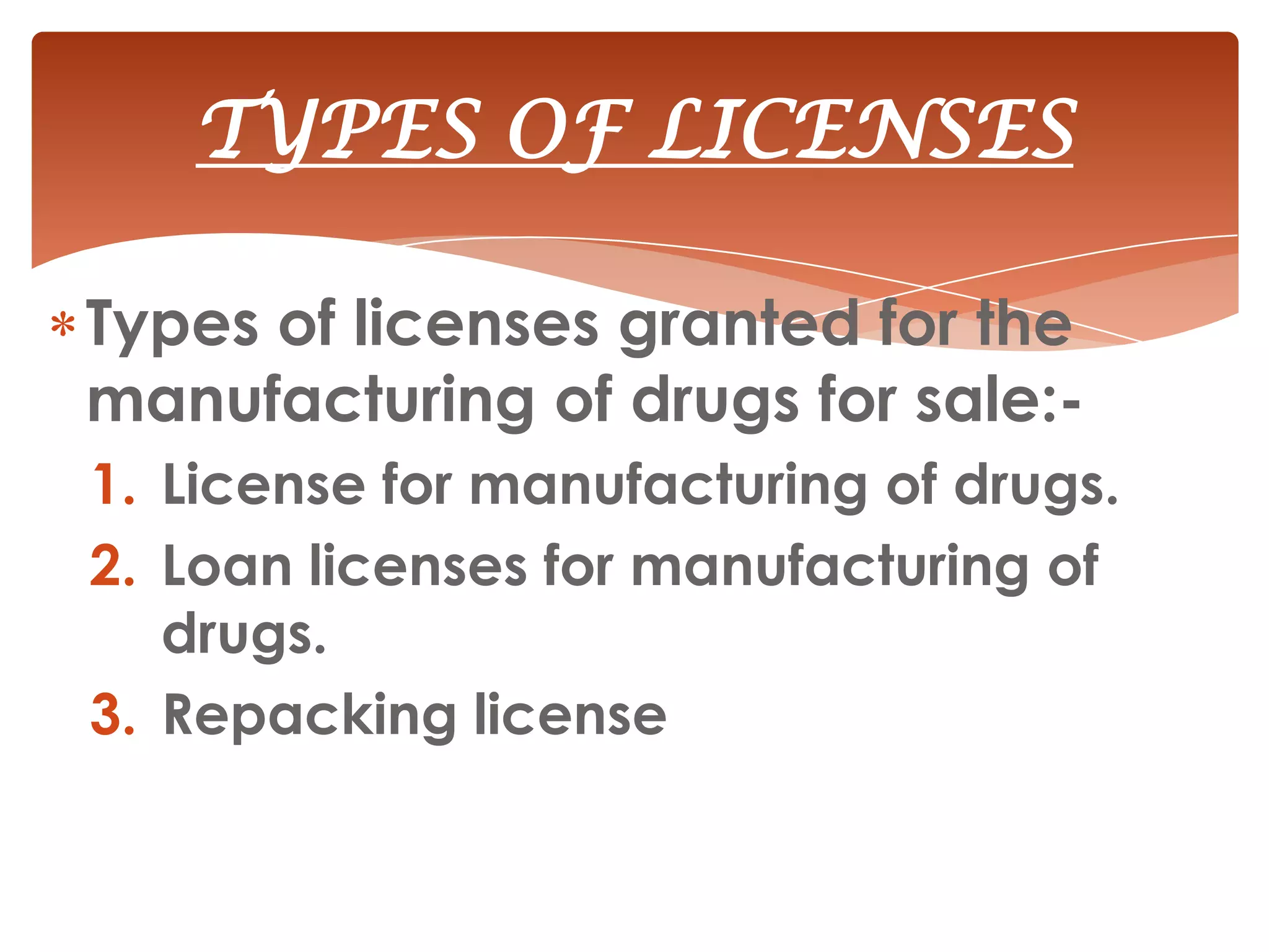 Manufacture of drugs (other than homeopathy) | PPT