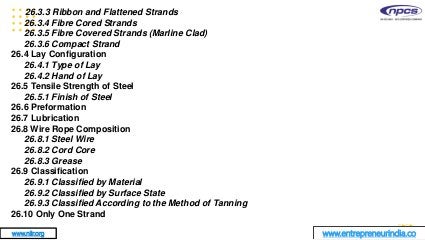 Manufacture of Electrical Cables, Wire and Wire Products Handbook | PPT