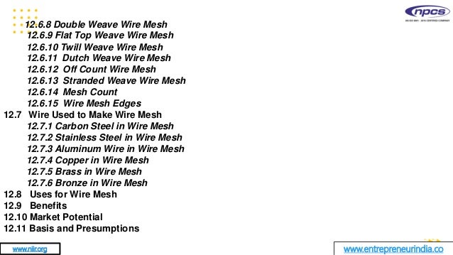 Manufacture of Electrical Cables, Wire and Wire Products Handbook | PPT