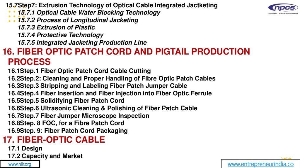 Manufacture of Electrical Cables, Wire and Wire Products Handbook | PPTX