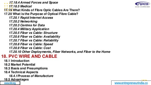 Manufacture of Electrical Cables, Wire and Wire Products Handbook | PPT