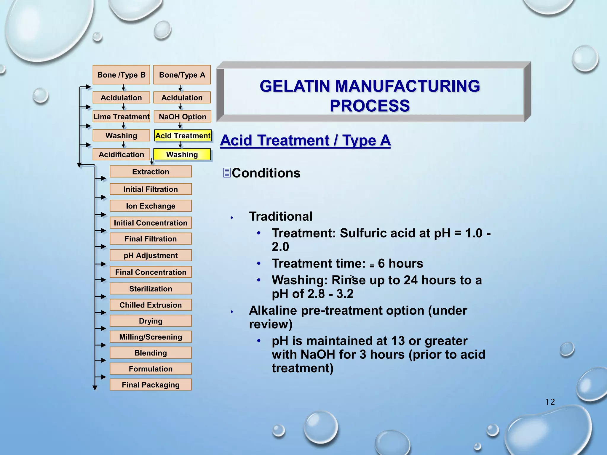 Manufacture of gelatin | PPTX