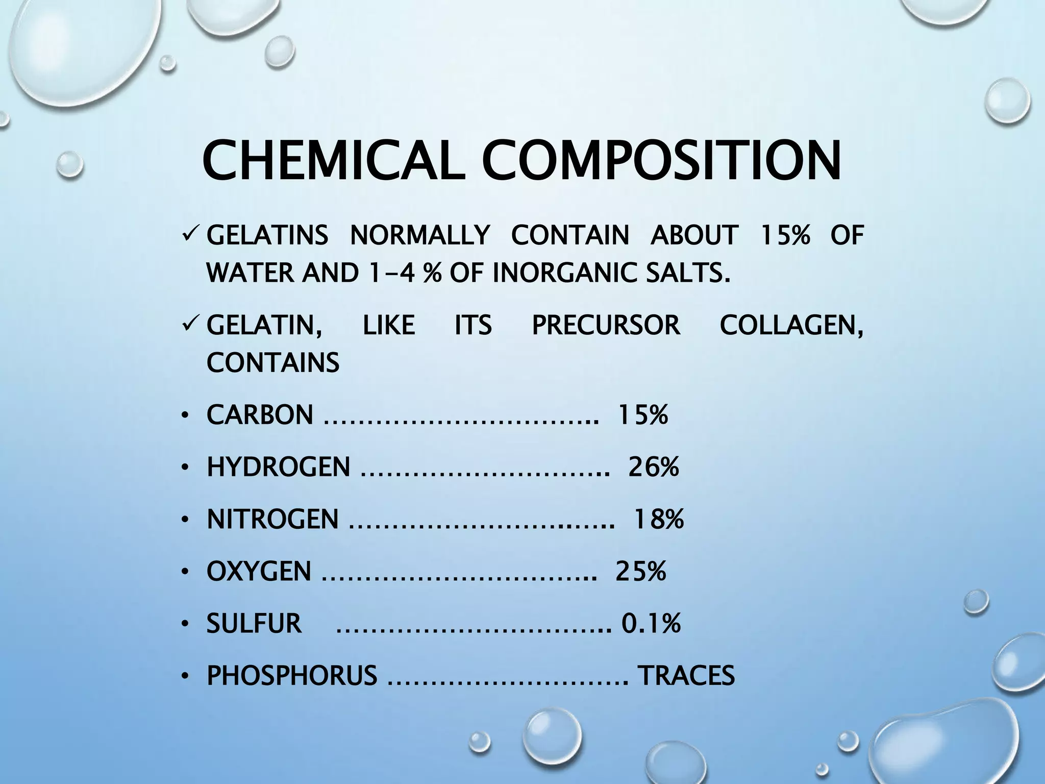Manufacture of gelatin | PPTX