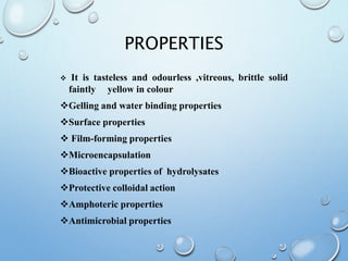 Manufacture of gelatin | PPTX