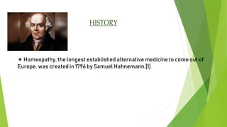 MANUFACTURE OF HOMEOPATHY.pptx