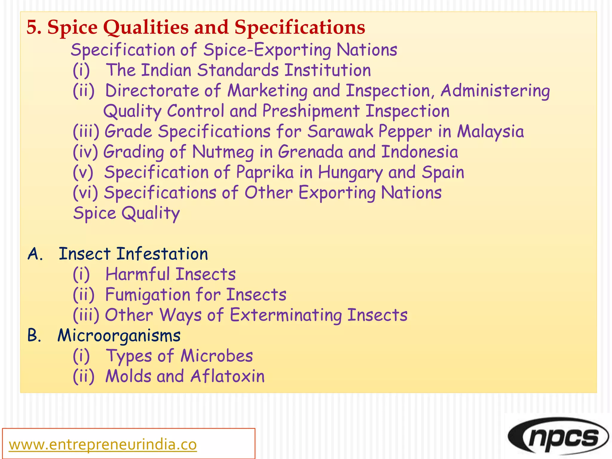 Manufacture of Indian Kitchen Spices (Masala Powder) with Formulations ...