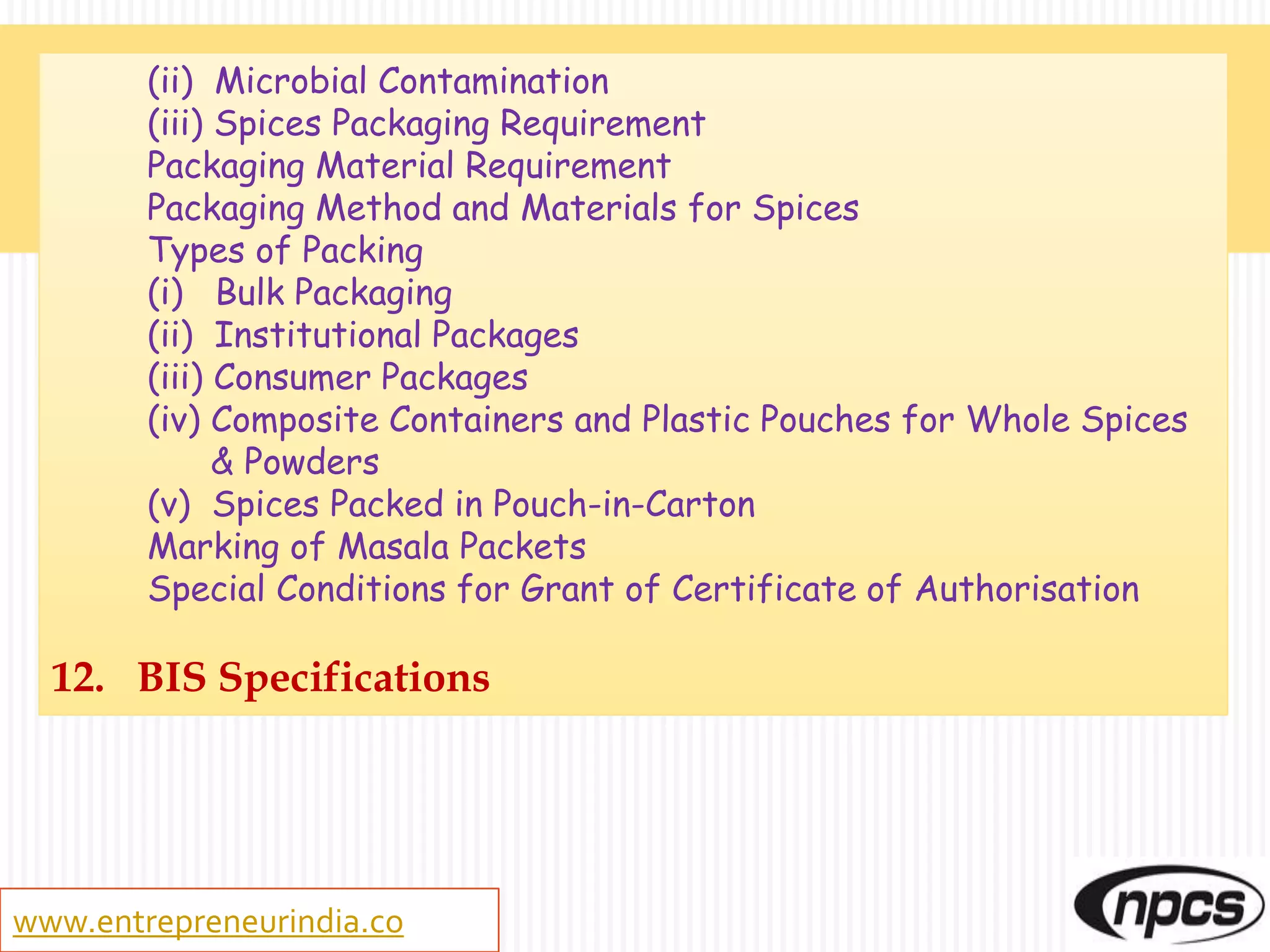 Manufacture of Indian Kitchen Spices (Masala Powder) with Formulations ...