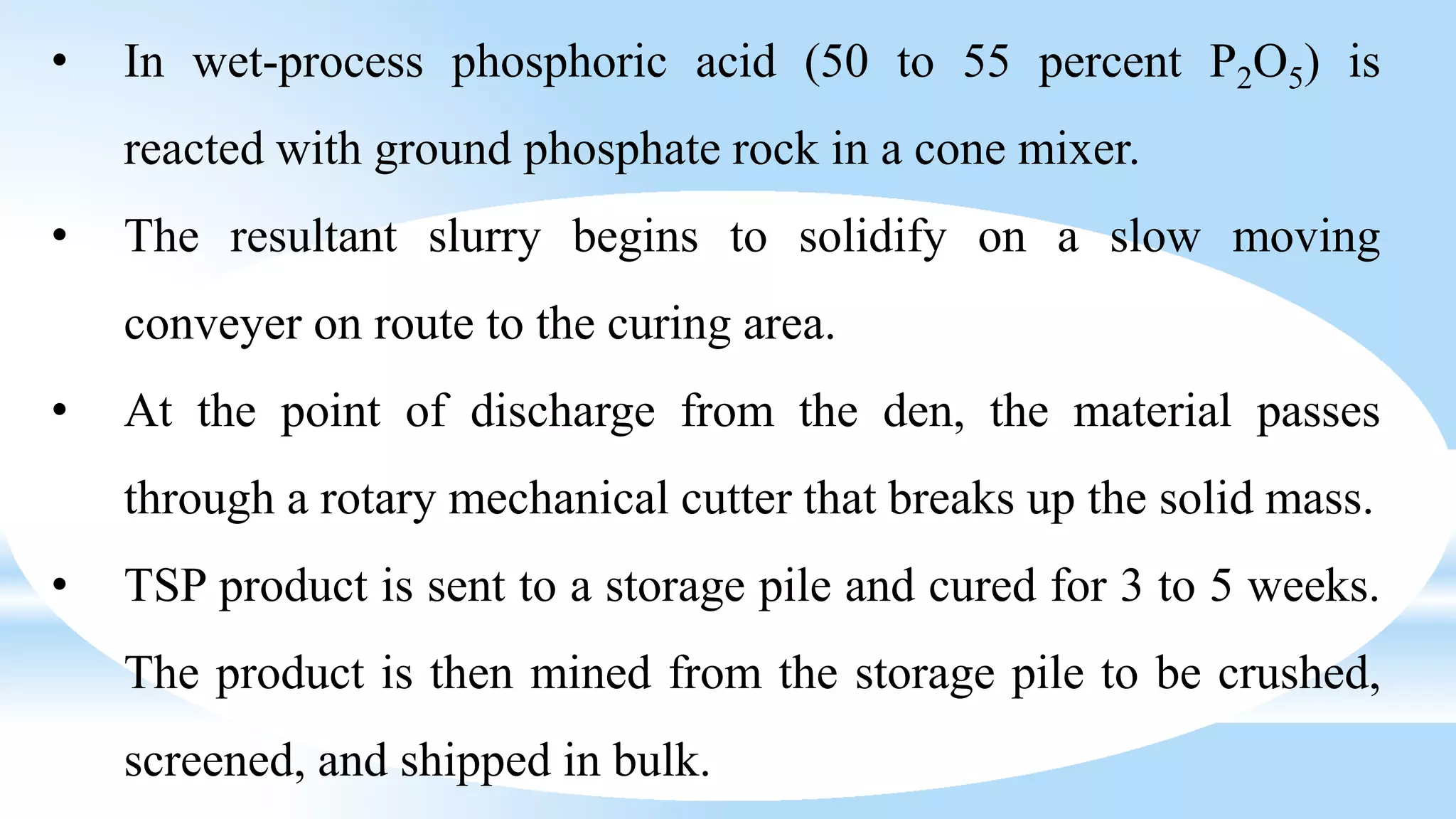 Manufacture of manufacturing of single superphosphate and triple ...