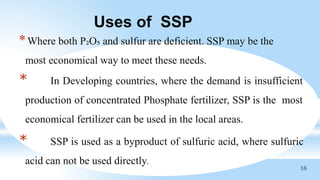 Manufacture of manufacturing of single superphosphate and triple ...