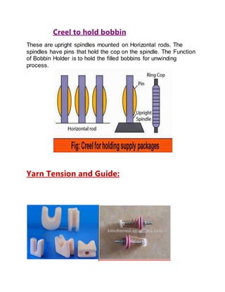 Manufacture of miniature cone winding machine | DOCX