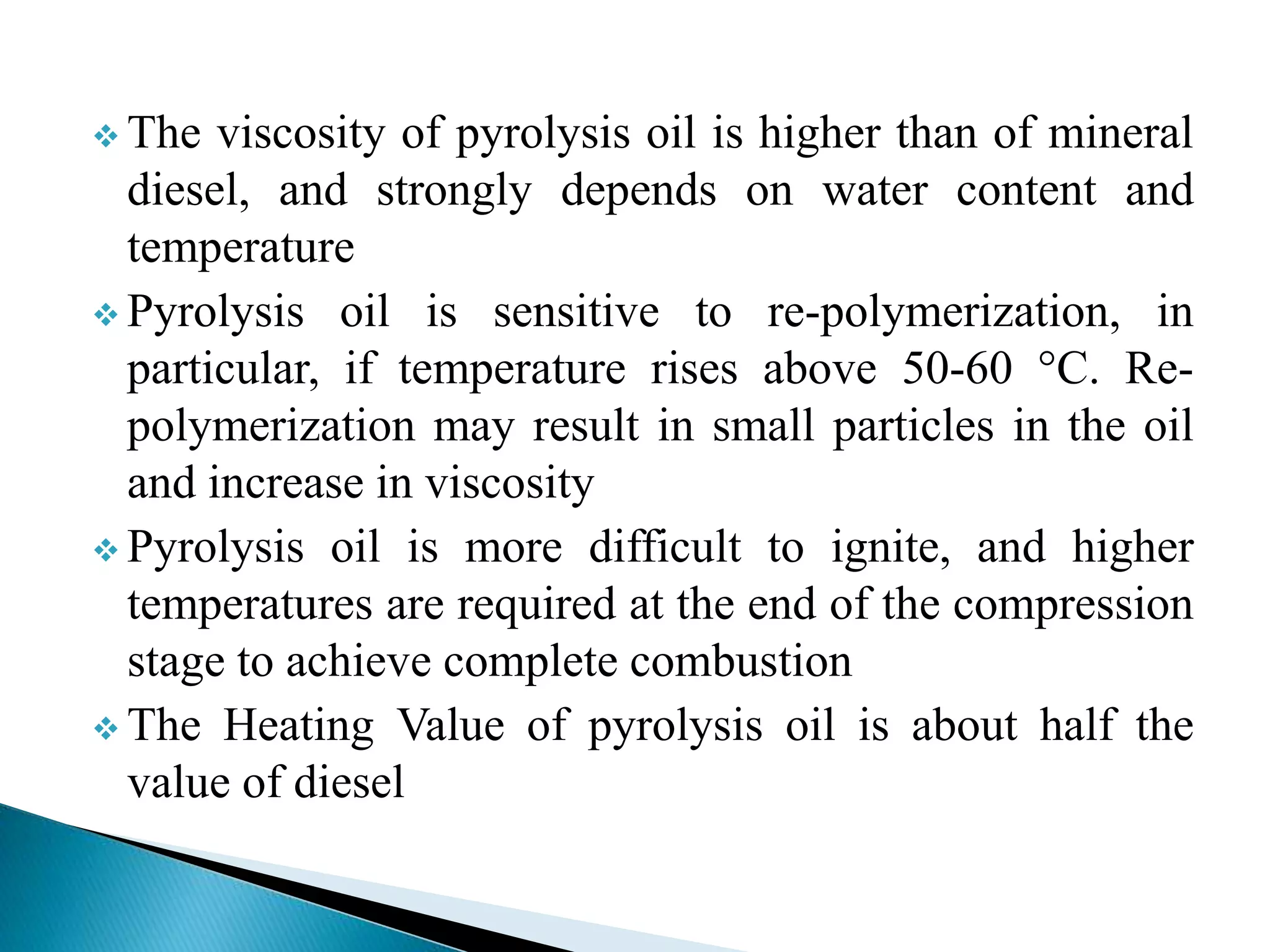 Manufacture of pyrolysis oil | PPTX