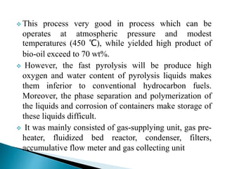 Manufacture of pyrolysis oil | PPTX