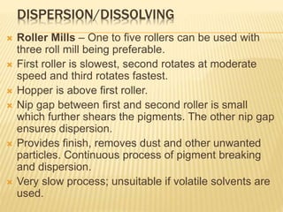 Manufacture of paints | PPTX